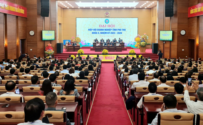 Đại diện lãnh đạo HHDN tỉnh ta dự Đại hội Hiệp hội Doanh nghiệp tỉnh ...